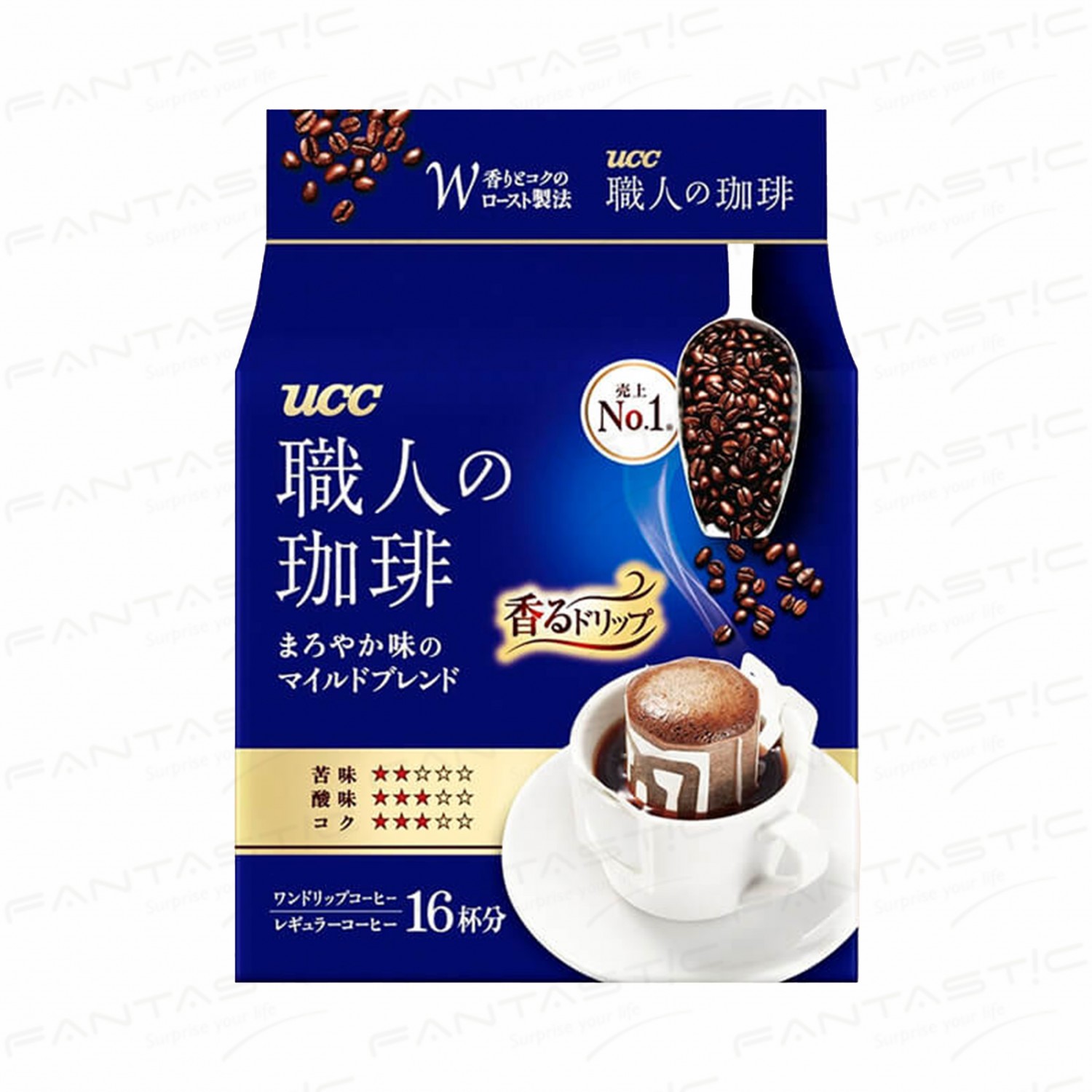 UCC職人濾掛咖啡16P-柔和|-京奇貿易有限公司-商品介紹